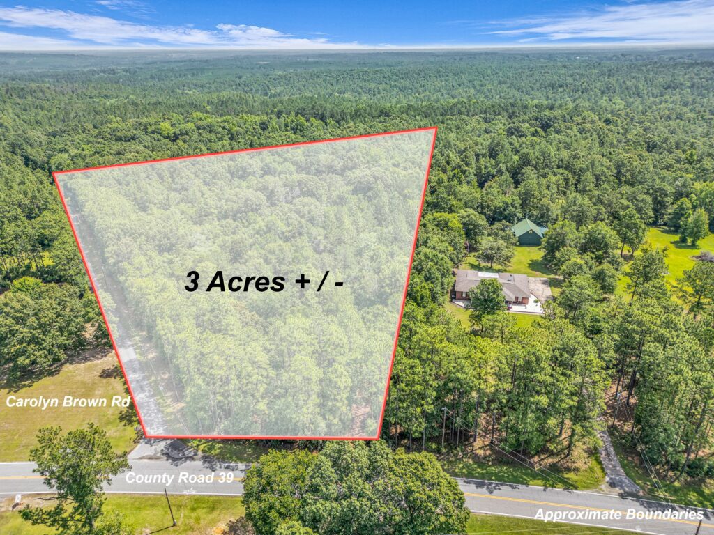 a 3 acre lush, wooded corner lot - Land Sellers Network